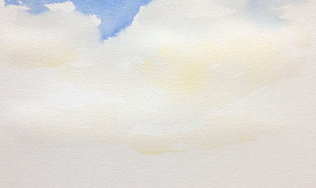 How To Paint Watercolor Clouds: A Tutorial